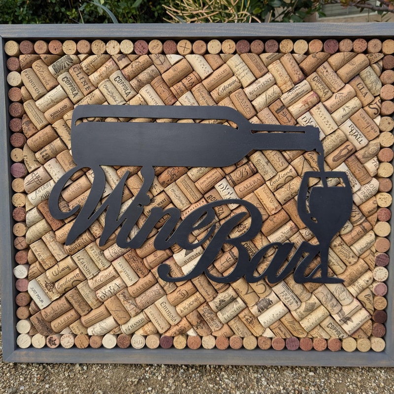 Wine Cork Sign - Etsy