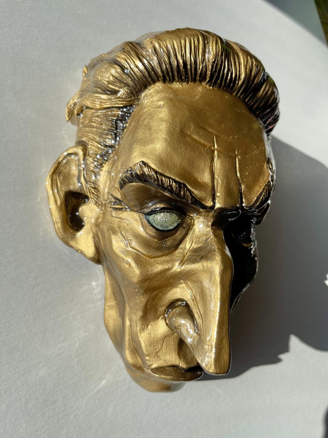 3D GOLDEN Silco (from Arcane) Sculpture / Resin / Epoxy / Acrylic With ...