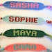 Custom Name Friendship Bracelet ONE Bracelet - Etsy
