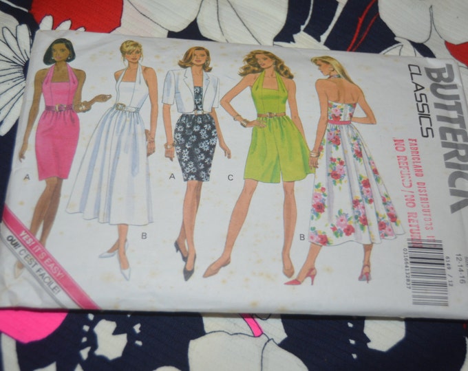 Butterick 6149 Misses Jacket Dress and Culotte Dress Sewing - Etsy