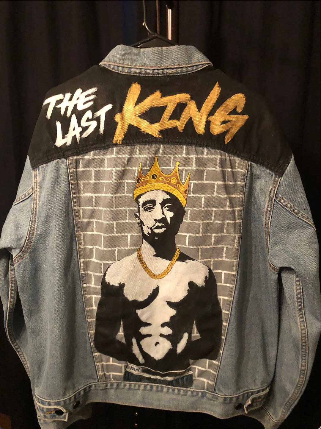 Tupac 2pac Shakur Hand Painted Jacket - Ready to Ship!! - Etsy
