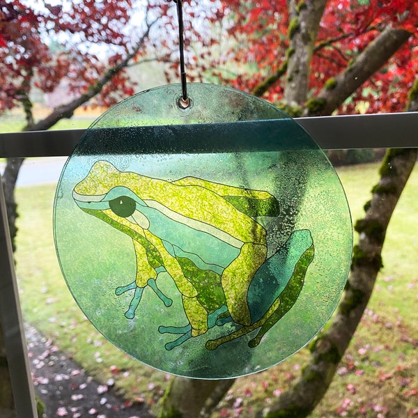 Stained Glass Frog - Etsy