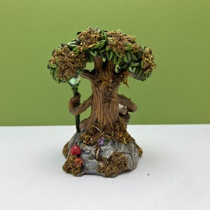 Fairy Garden Miniature Tree With Face and Staff - Etsy