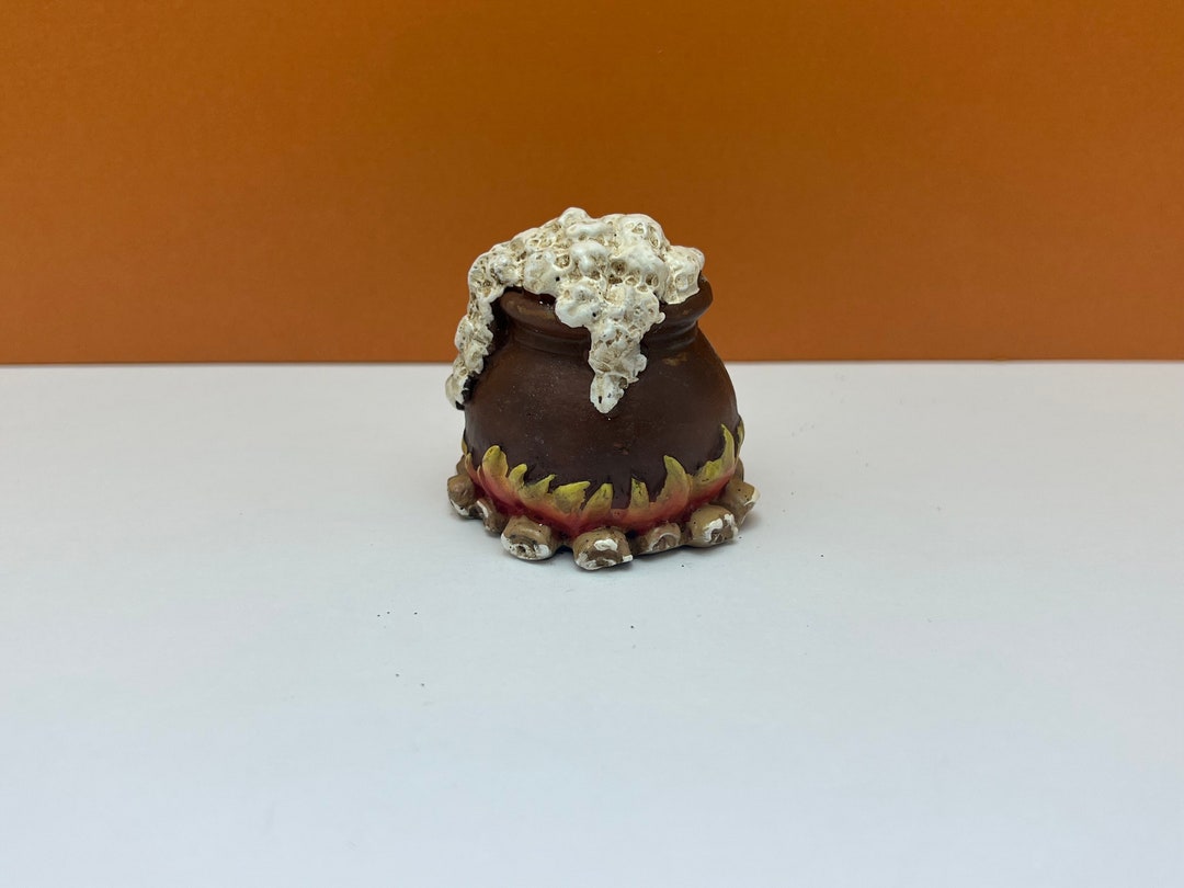 Miniature Halloween Fairy Garden Bubbling Cauldron - Etsy