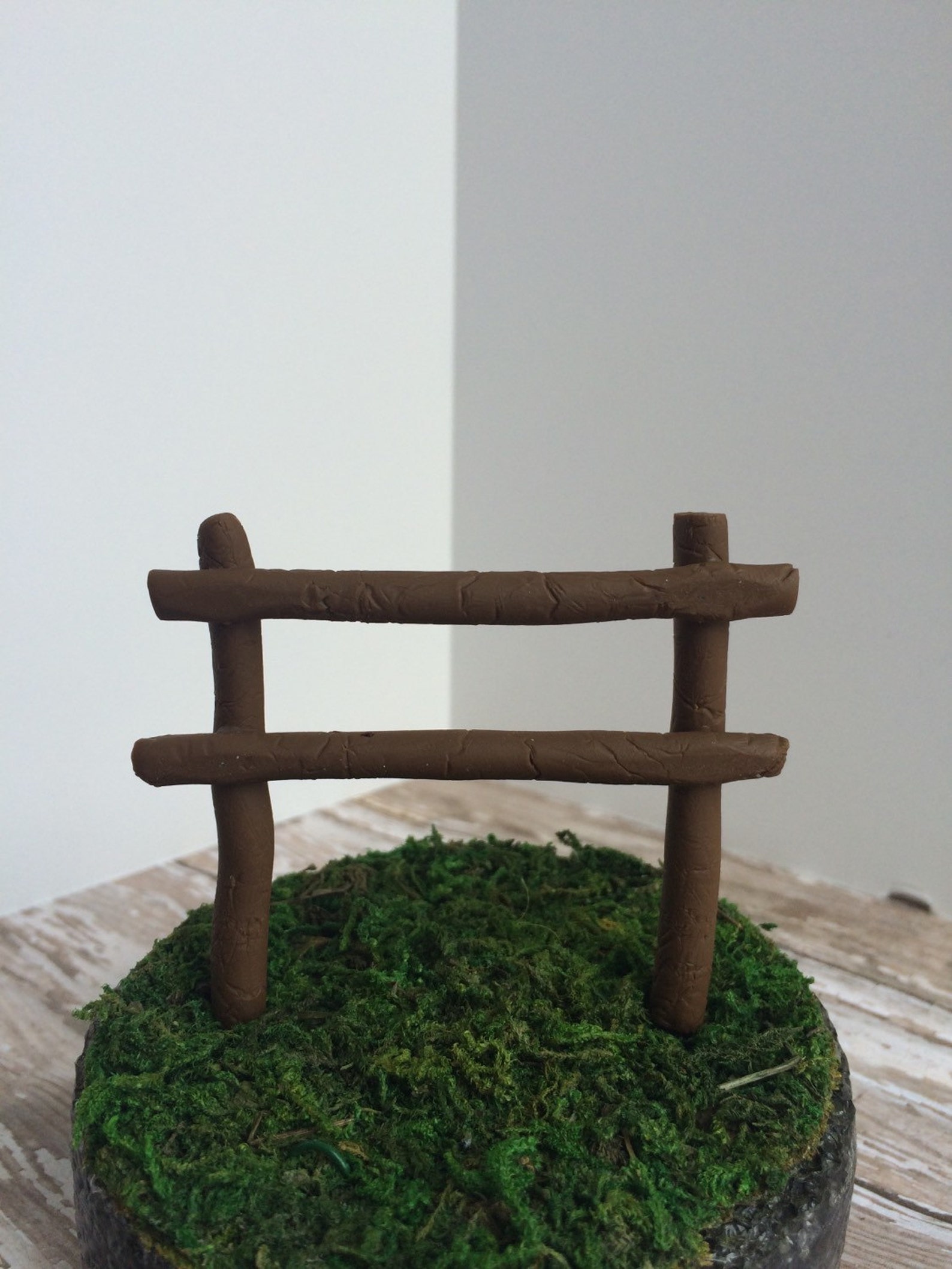 Miniature Fairy Garden Faux Wood Fence Gnome Pixie Accessory - Etsy