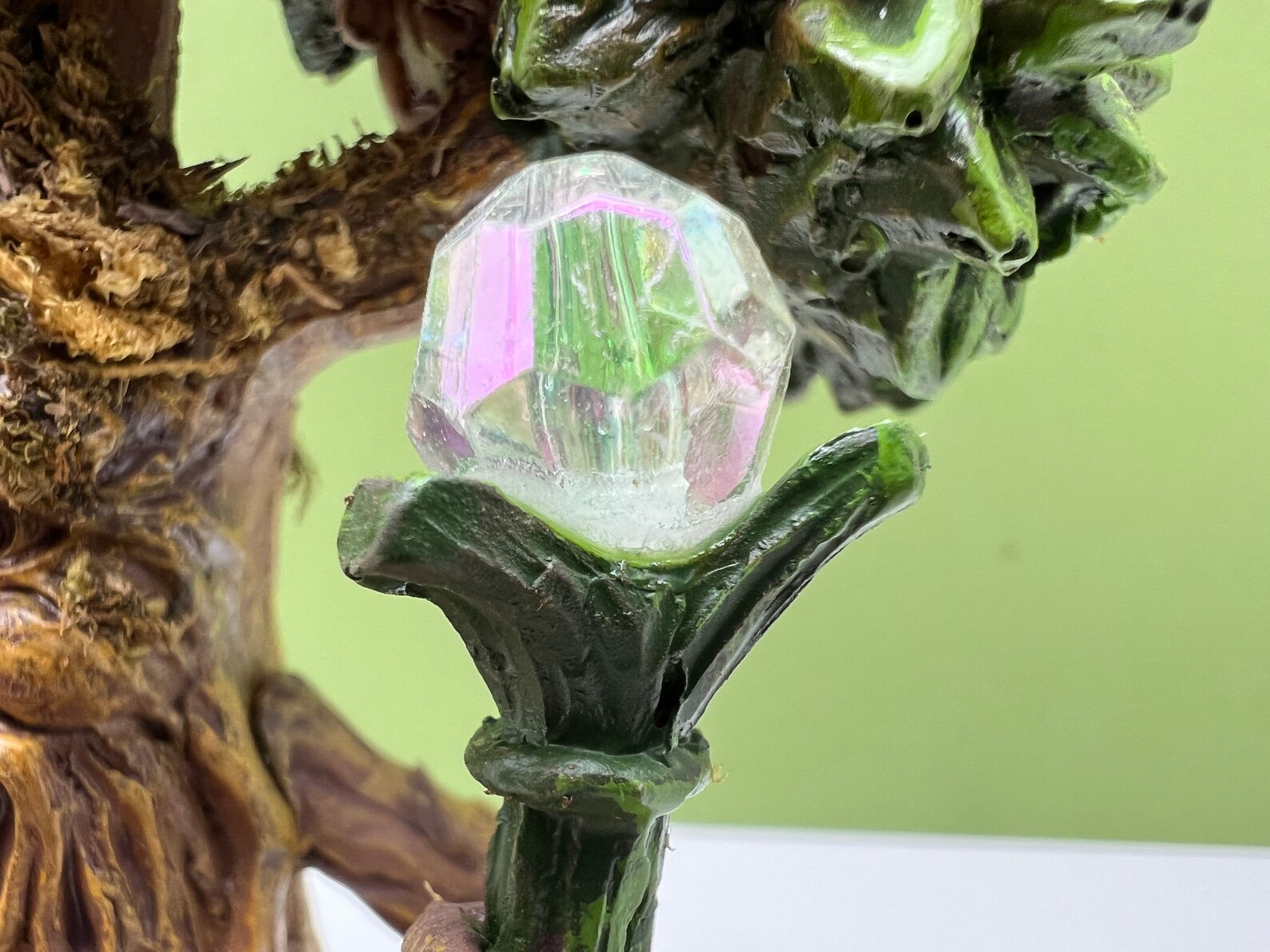 Fairy Garden Miniature Tree With Face and Staff - Etsy