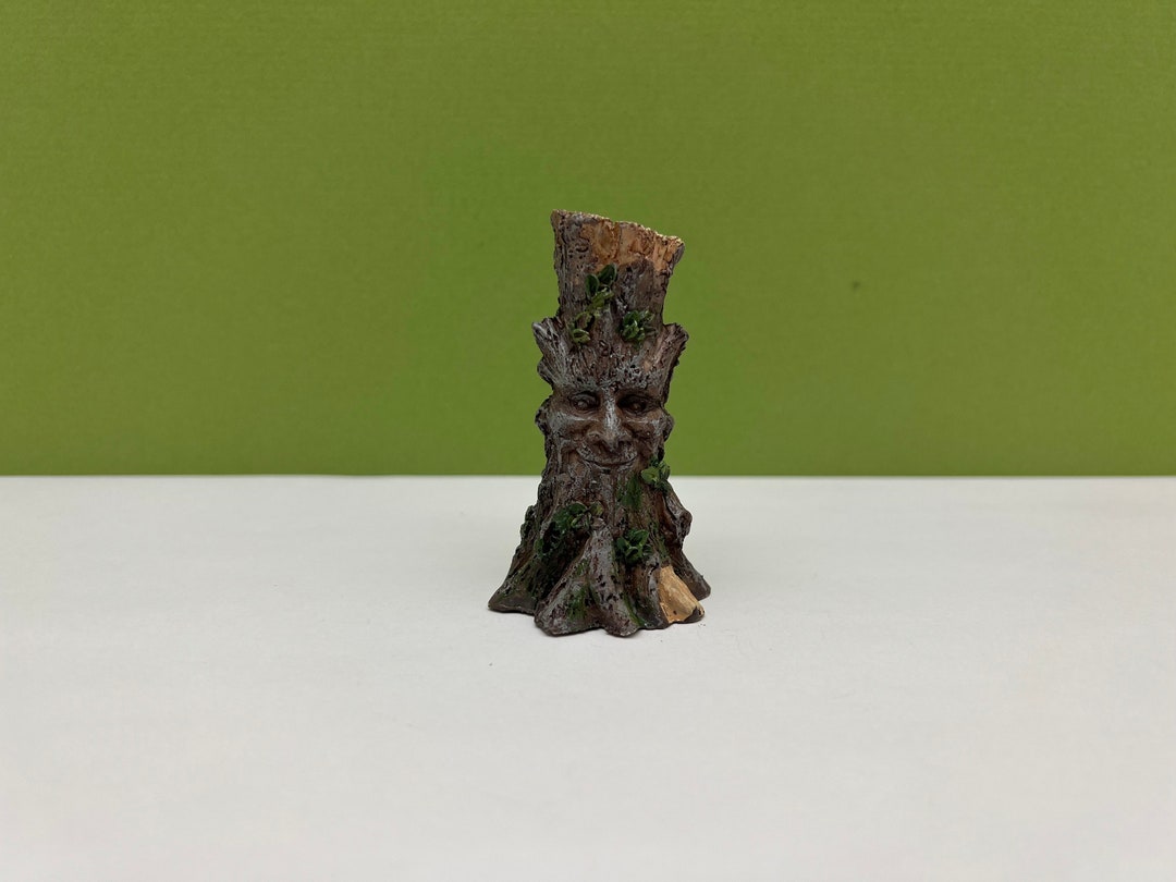 Fairy Garden Miniature Tree Stump With Face - Etsy