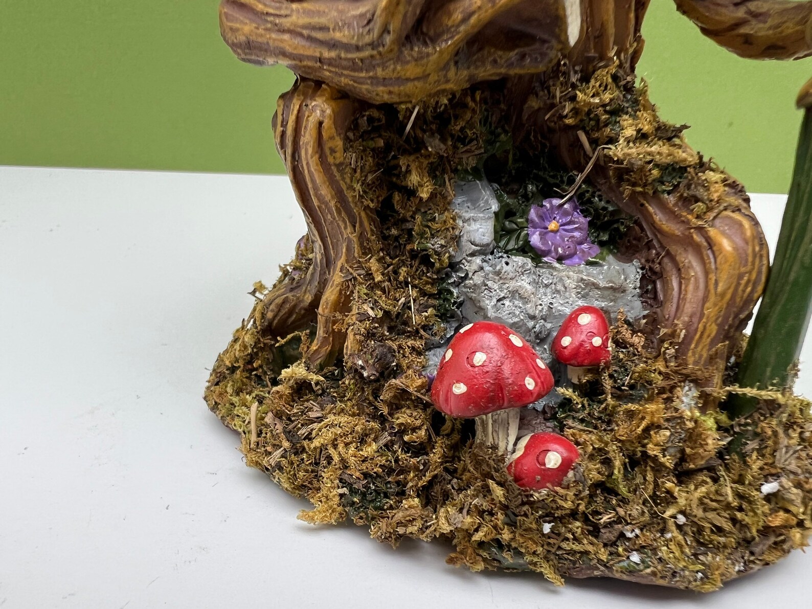 Fairy Garden Miniature Tree With Face and Staff - Etsy