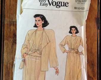 Vogue Sewing Pattern 8354 From 1992. Misses Unlined Jacket and - Etsy