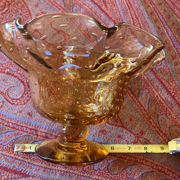 Amber Bubble Glass - Etsy