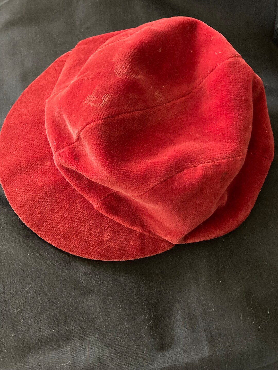 Vintage Velvet Baseball Cap - Etsy