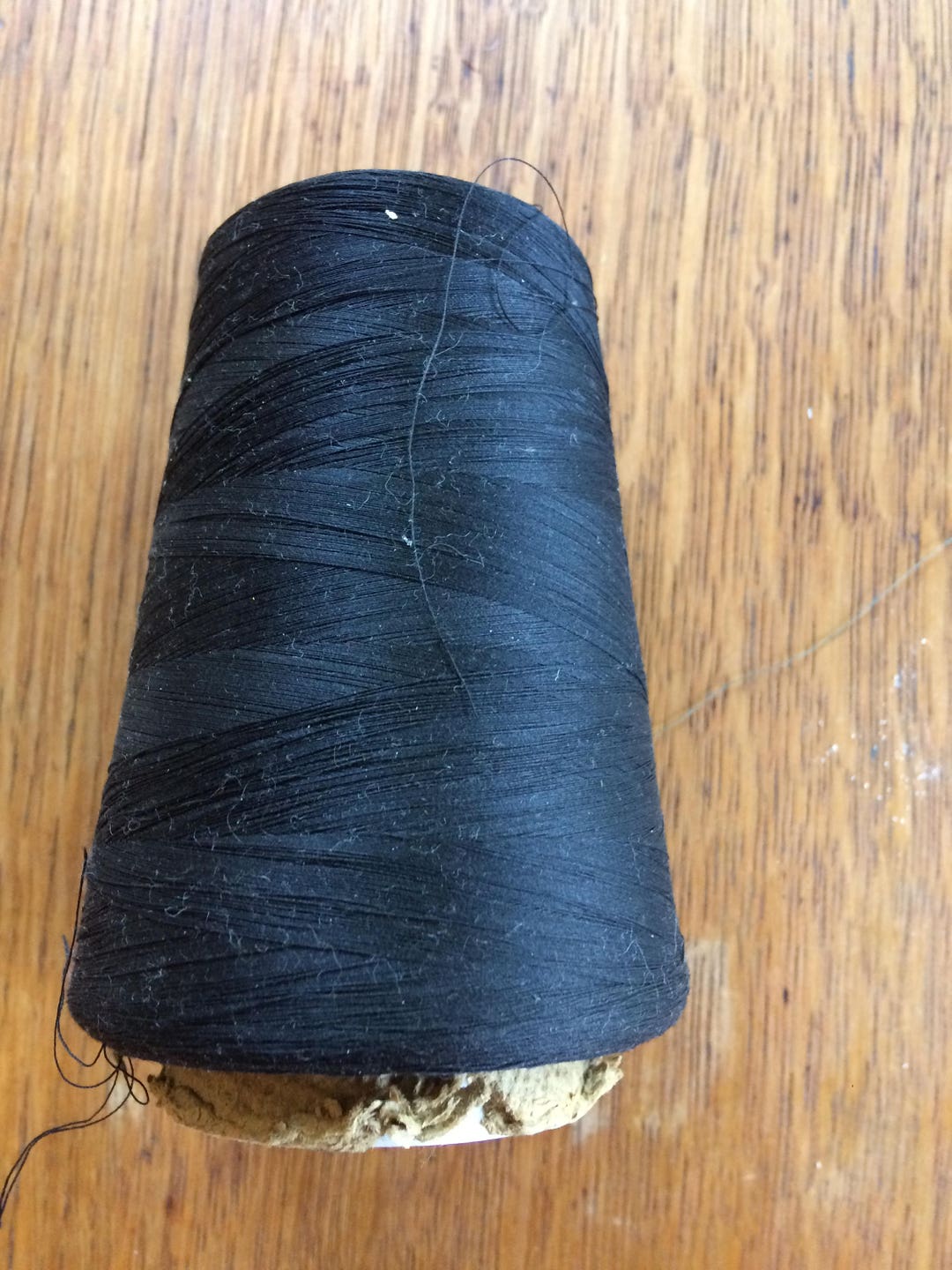 Vintage Cone of Blue Thread - Etsy
