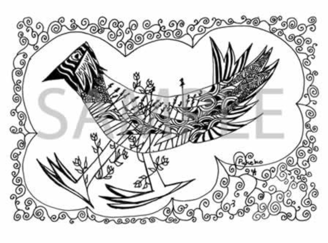 Pukeko for Digital Download - Etsy