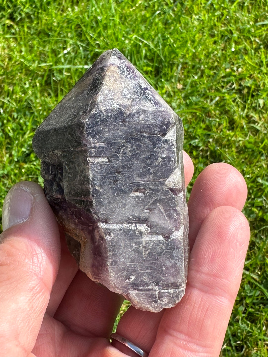 Amethyst Teacher Quartz Core Crystal Rare Madagascar - Etsy