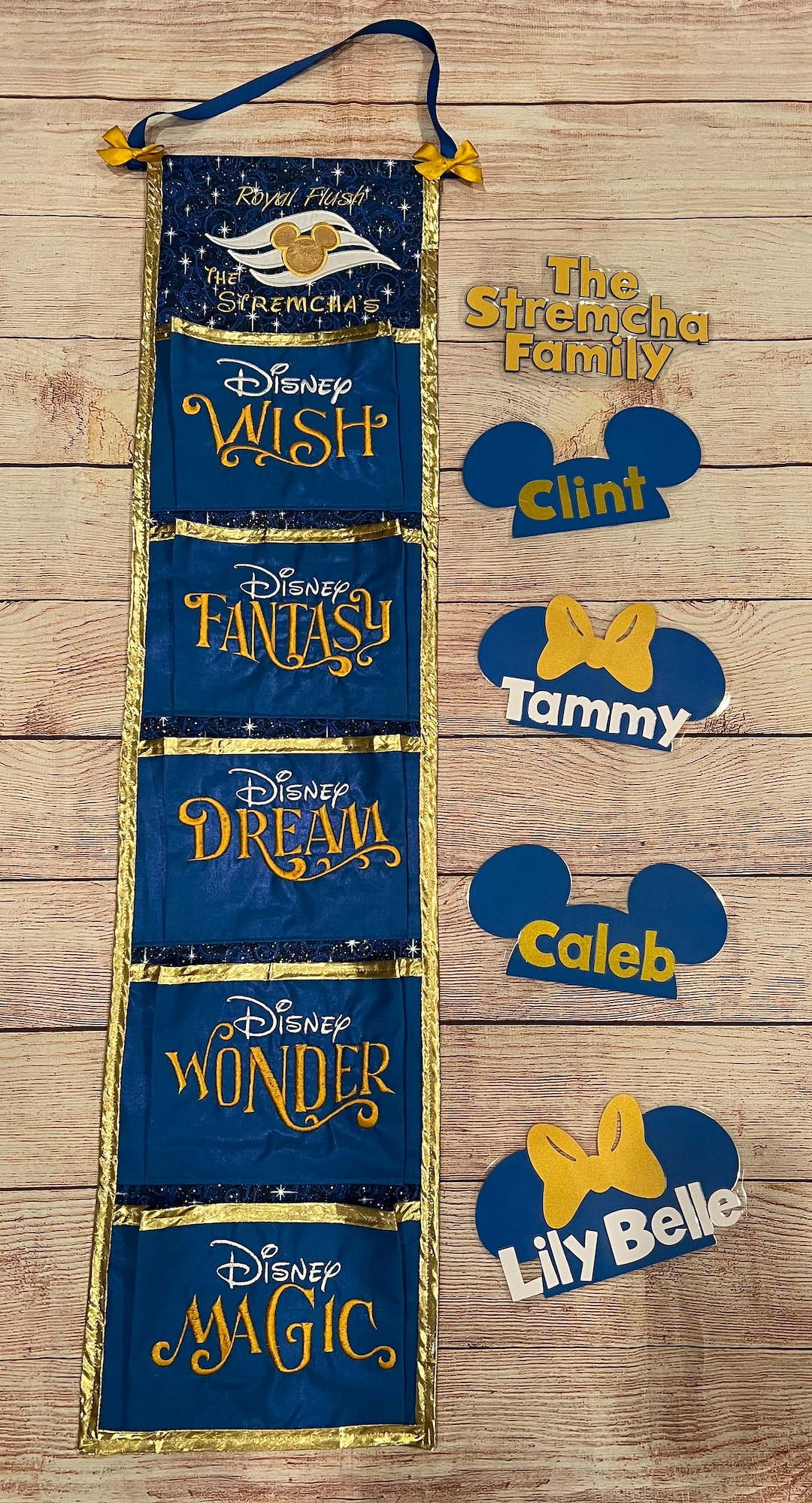 Custom Made 5 Pocket Disney Cruise Fish Extender - Etsy