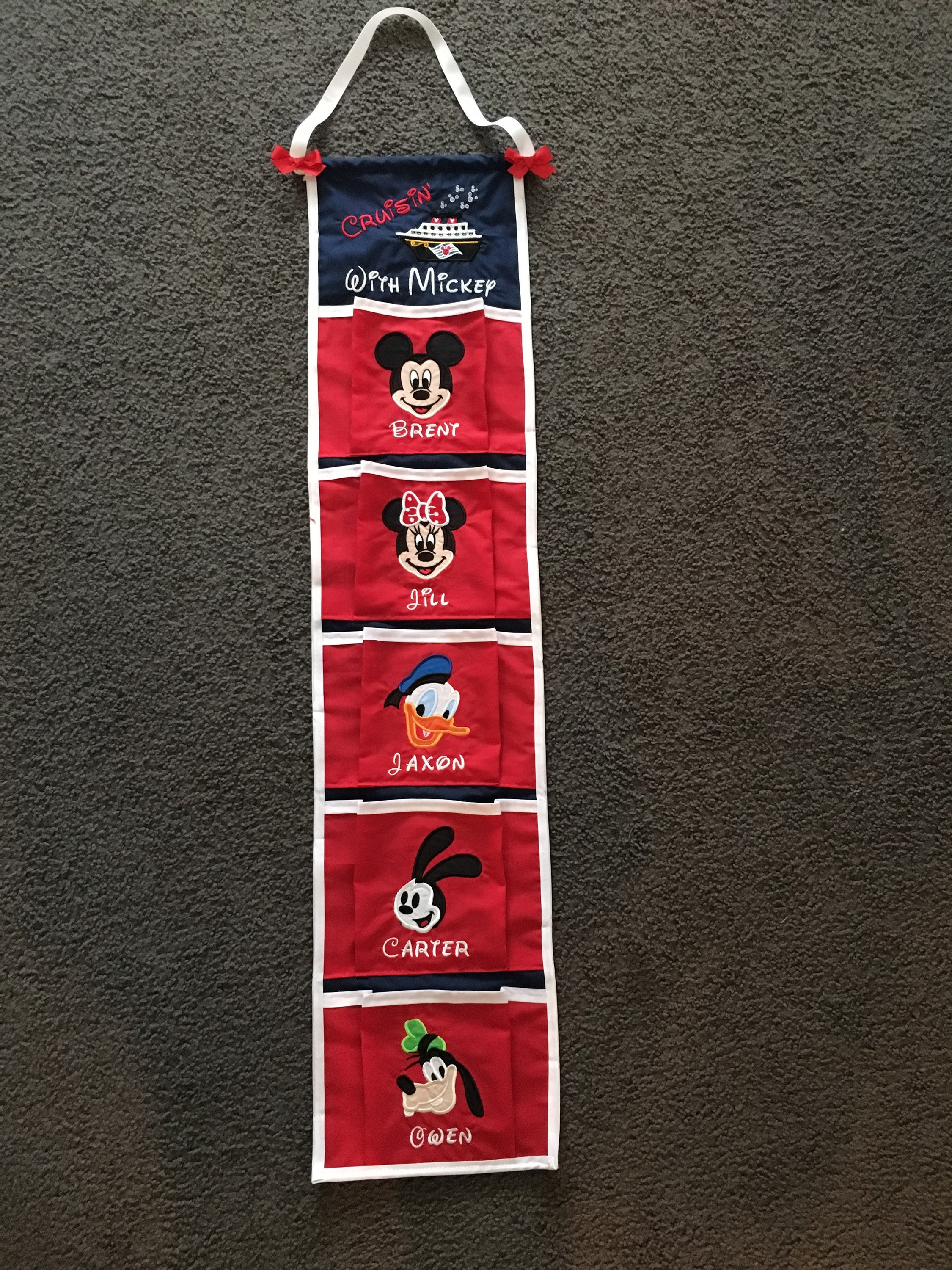 Custom Made 5 Pocket Disney Cruise Fish Extender - Etsy