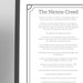Nicene Creed Poster for Catholic Classroom Poster for Homeschool Prayer ...