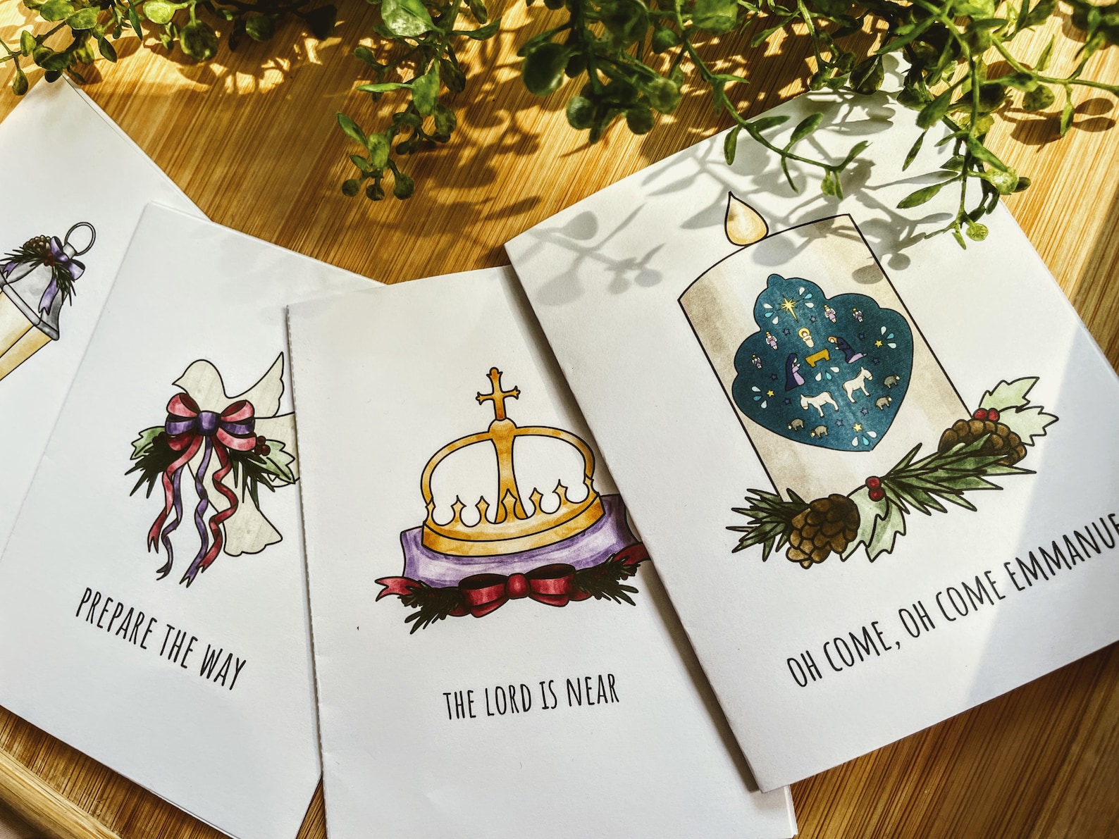 Printable Catholic Advent Cards Catholic Scripture Advent Calendar Gift ...