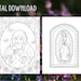 Mary Coloring Pages for Catholic Kids Projects for Homeschool Printable ...