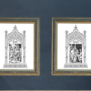 Ornate Printable Stations of the Cross Banner, Catholic Lent Devotional ...