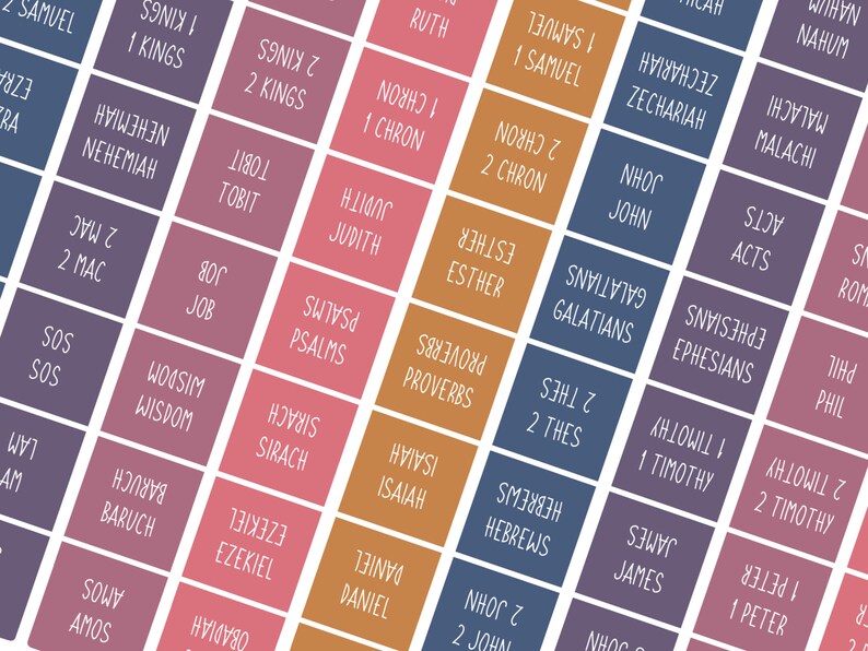 Catholic Bible Tabs Pink and Orange Bible Tabs for Girls Bible ...