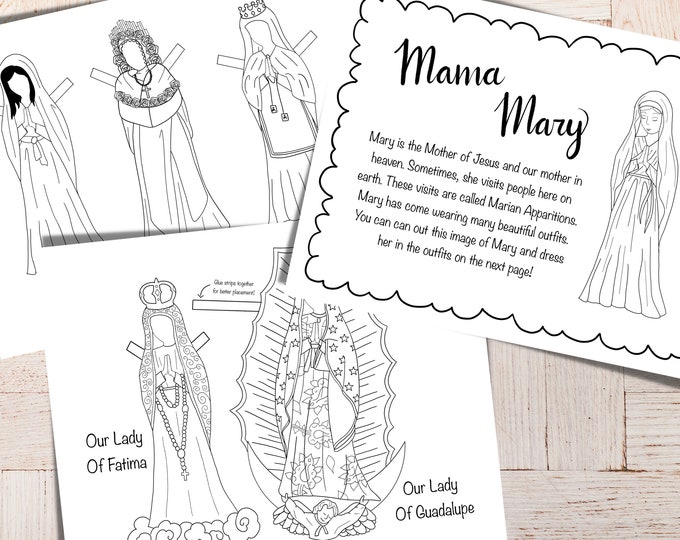 Names of Mary Collaborative Poster | Mother of God - Etsy Canada