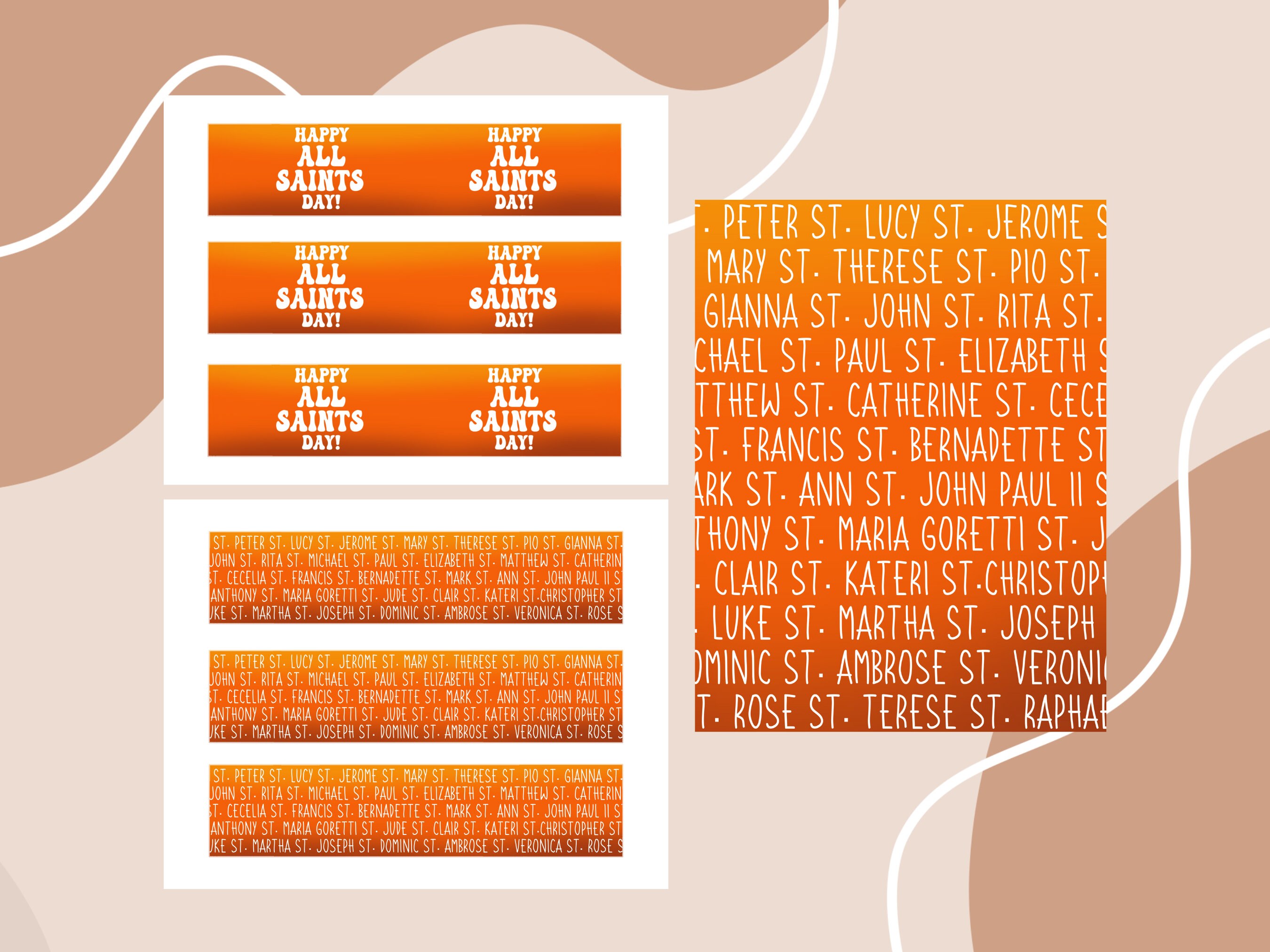 All Saints Day Coloring Pages Catholic All Souls Day Decor Halloween ...