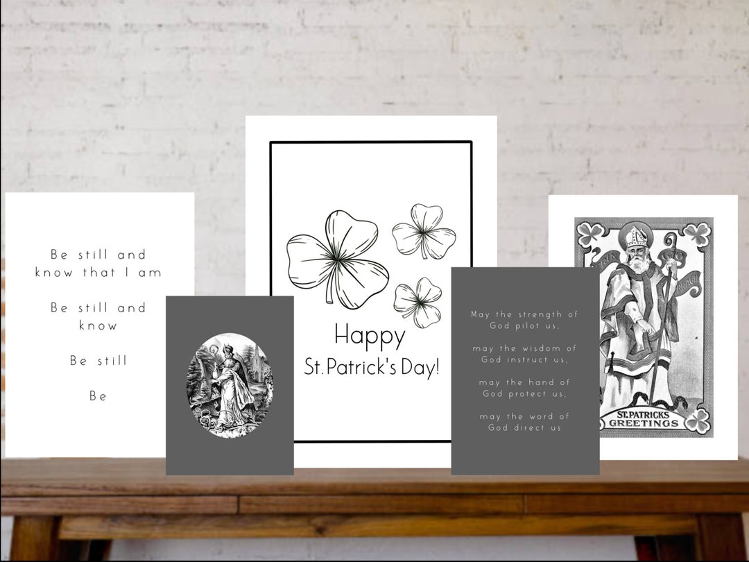 St. Patrick's Day Printable Catholic Wall Decor Ideas for Catholic St ...