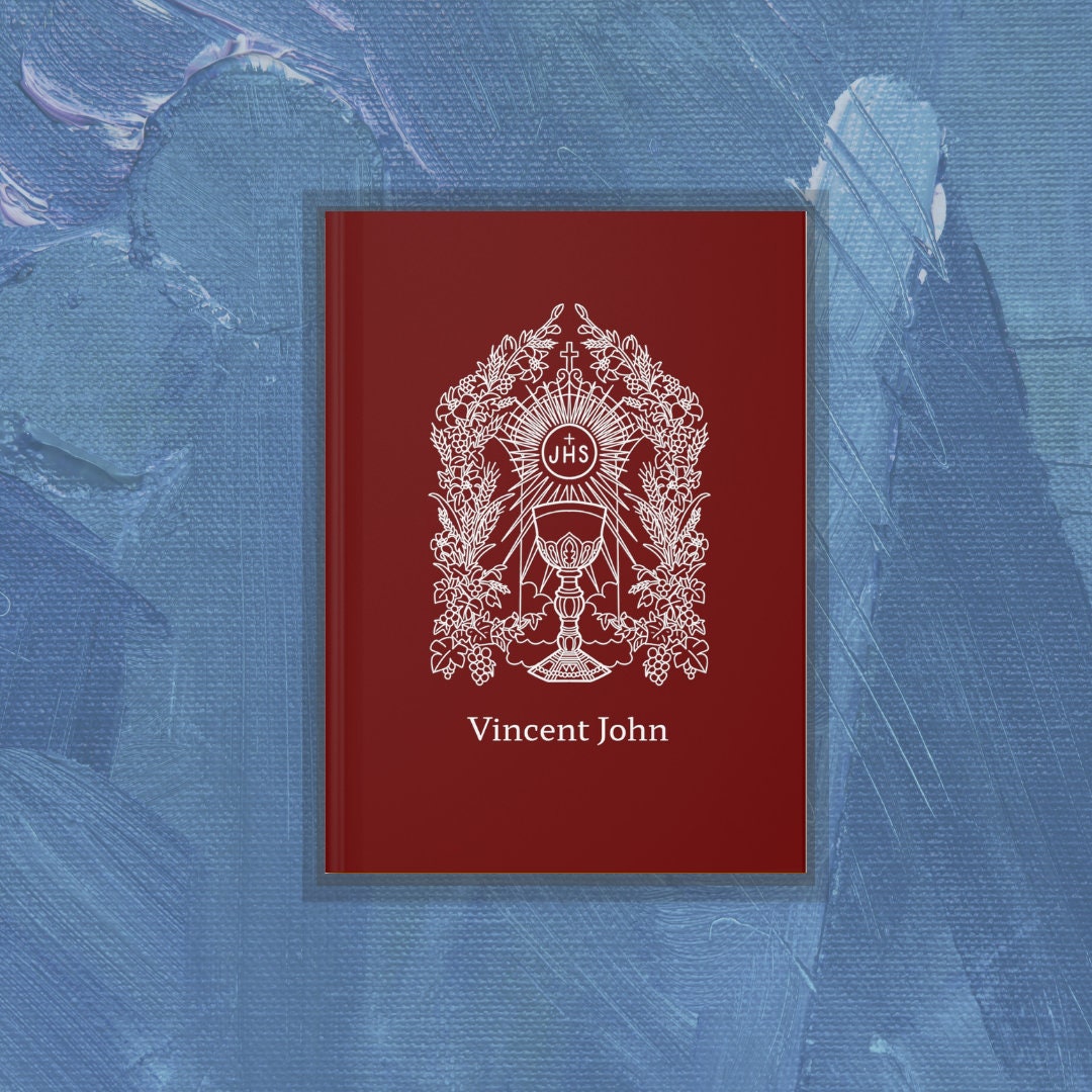 Personalized Catholic Prayer Journal Gift Adoration Journal Catholic ...