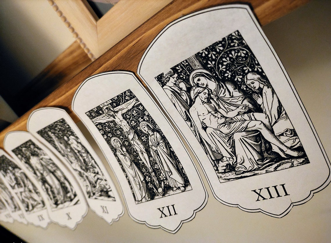 Printable Stations of the Cross Banner Catholic Lent - Etsy