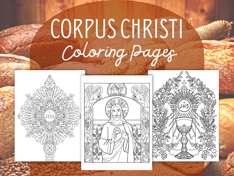 Corpus Christi Coloring Pages for Catholic Kids Projects for Homeschool ...