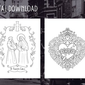 Catholic Coloring Pages - Saint Frances Cabrini - St. Frances Xavier ...
