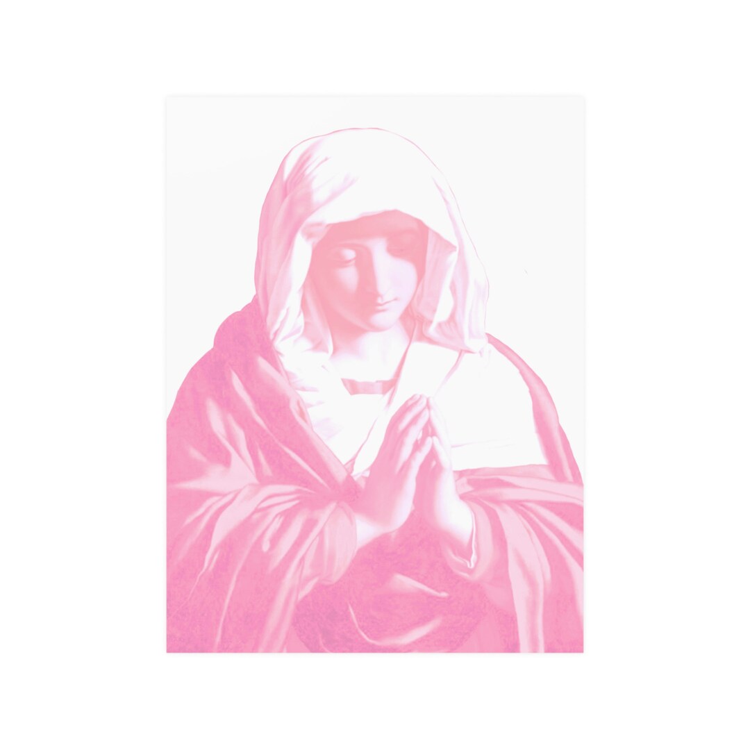 Virgin Mary Art Print for Nursery Catholic Nursery Decor Catholic Gift ...