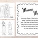 Mary Paper Doll Prinatble for Homeschool Kids Printable Marian Apparations Coloring Virgin Mary ...
