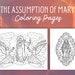 Assumption of Mary Coloring Pages Printable Catholic Coloring Pages ...