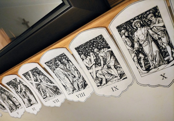 Printable Stations of the Cross Banner Catholic Lent - Etsy