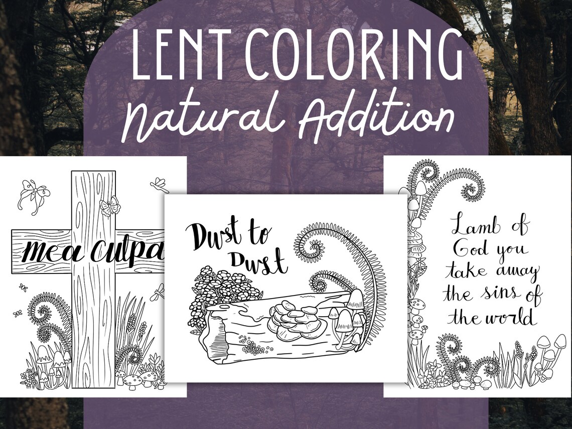 Lent Craft Lent Family Activities Lent Decor Catholic Coloring Pages ...