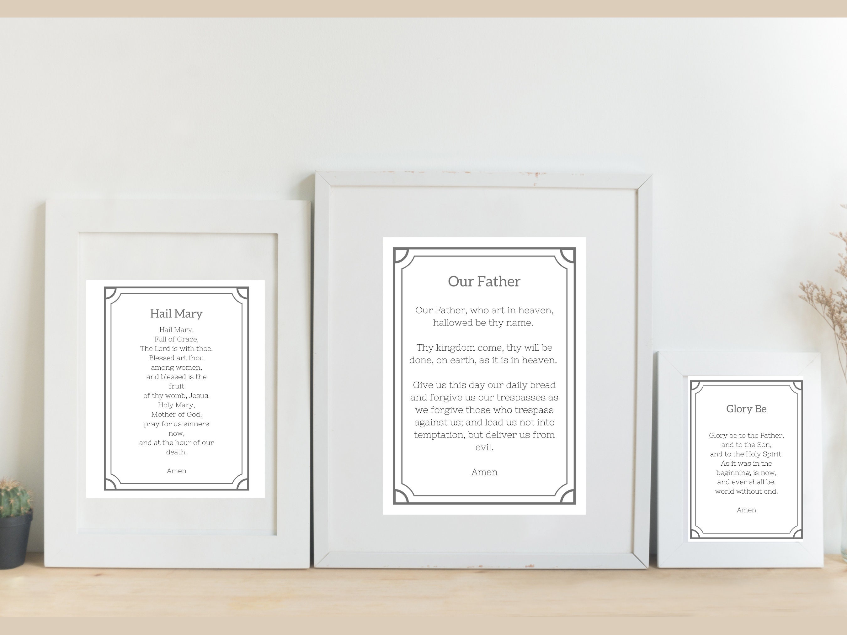 Nicene Creed Poster for Catholic Classroom Poster for Homeschool Prayer ...