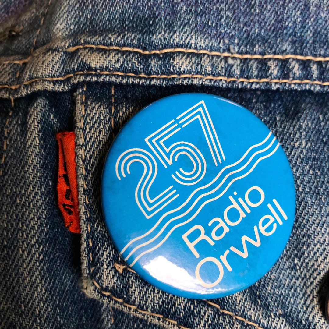 Vintage Radio Orwell Pin Button Badge Large 43mm 70s 80s - Etsy