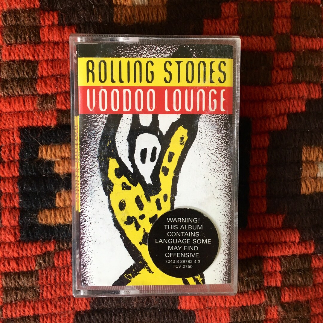 Rolling Stones Voodoo Lounge virgin 1994 Cassette Tape - Etsy