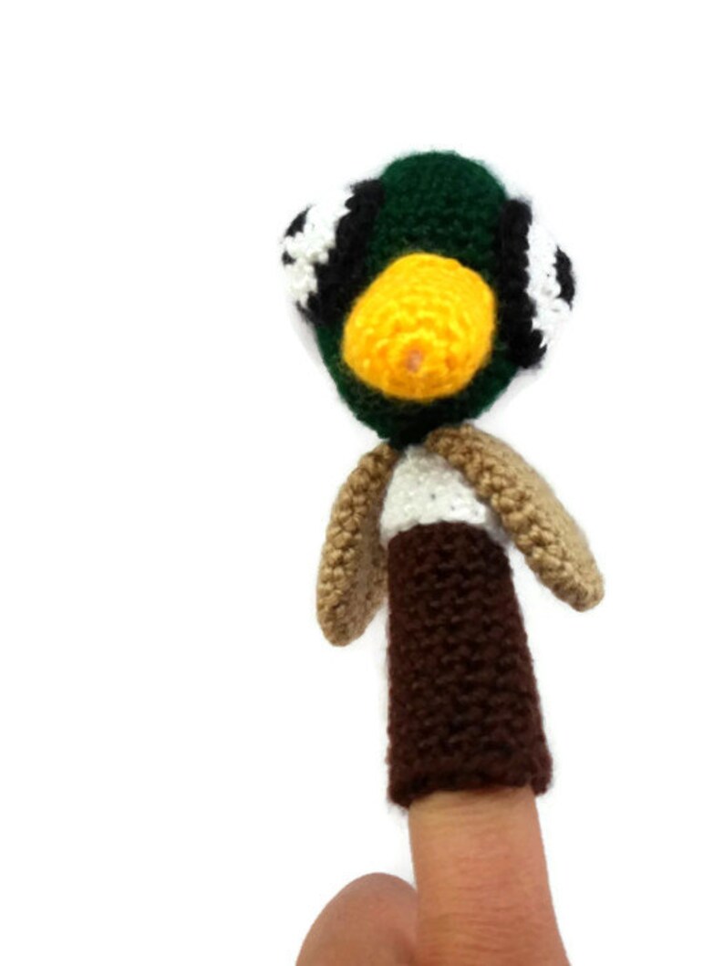 Amigurumi Pattern Crochet PDF - Finger Duck Puppet - Etsy
