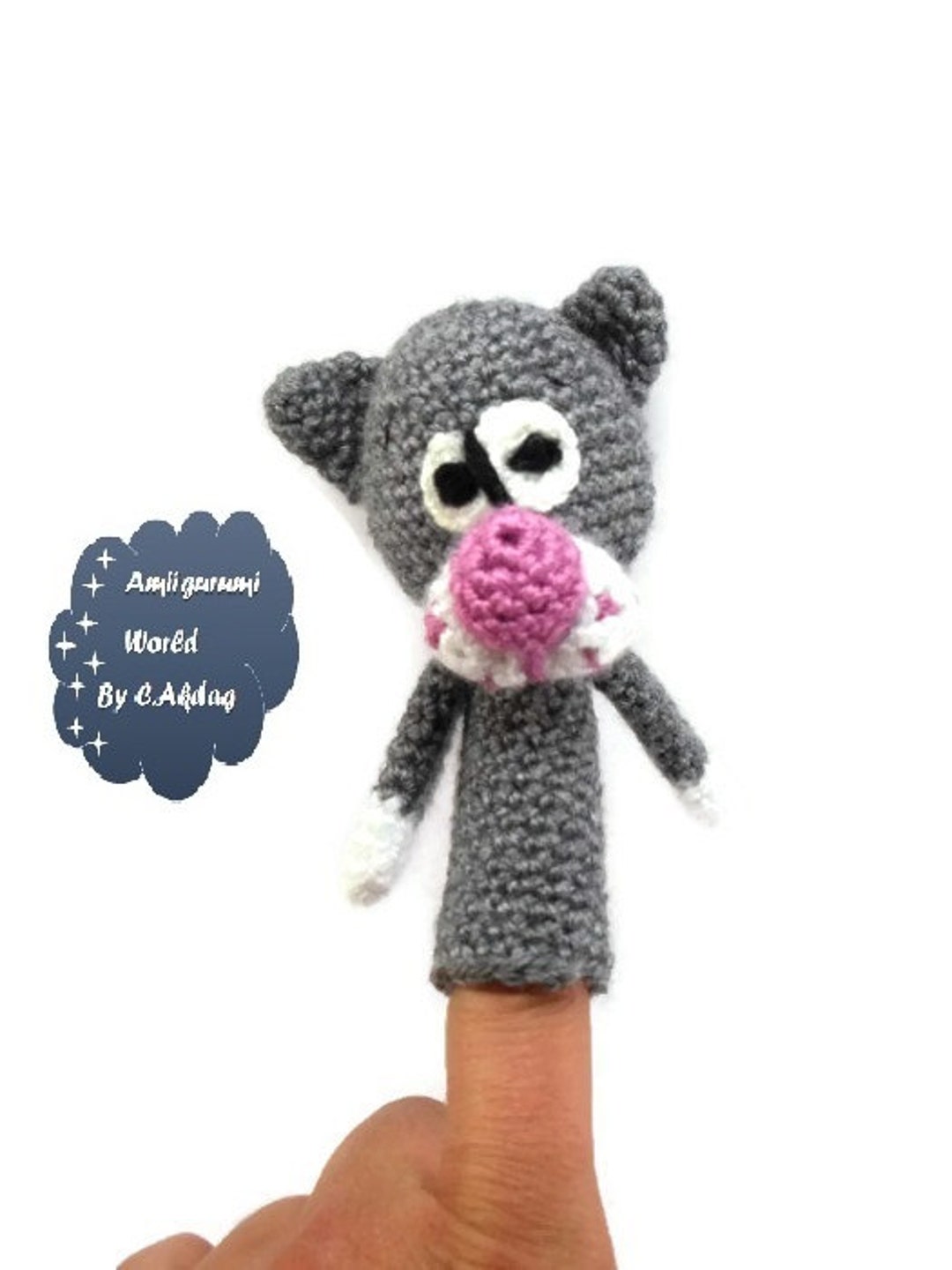 Amigurumi Pattern Crochet PDF - Finger Cat Puppet - Etsy