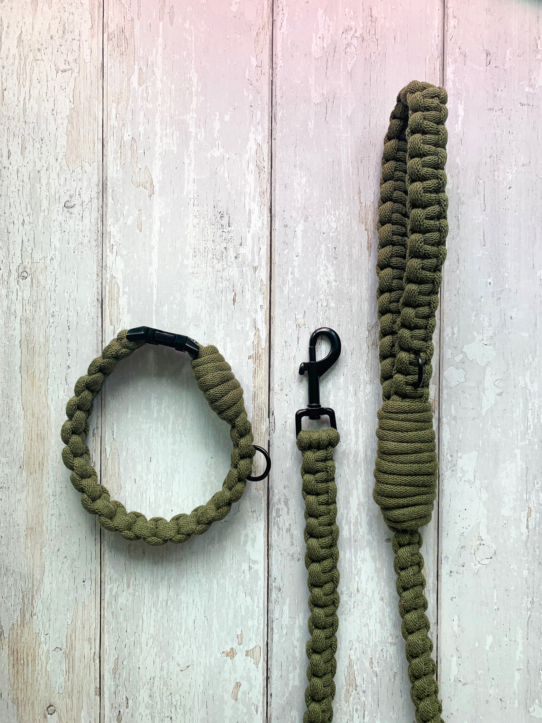 Chunky Macramé Dog Collar Boho Dog Collar Luxury Collars | Etsy