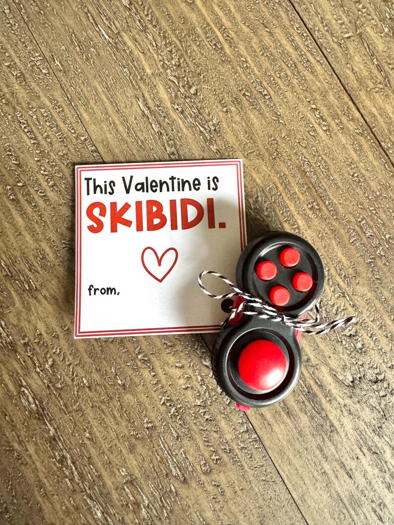 Skibidi Rizz Sigma Fire Printable Valentines: Valentines Day School ...