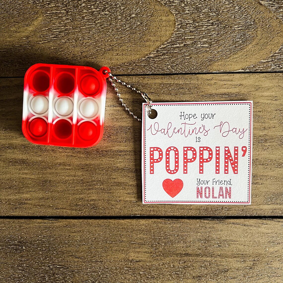CUSTOM Hope Your Valentines Day is Poppin Digital Printable - Etsy