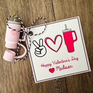 CUSTOM Stanley Tumbler Quencher Cup Inspired Valentine's Day Printable ...