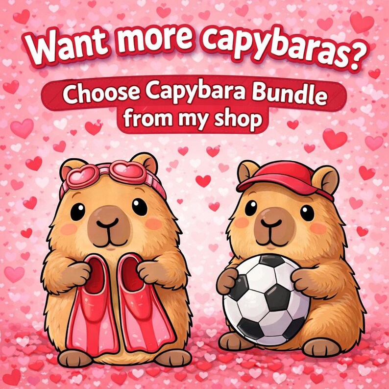 Capy Valentine's Day! Capybara Classroom Valentine's Day Cards ...