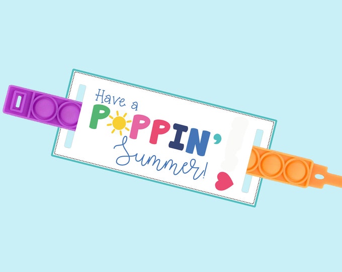 Write Your Own Name: Have a Poppin' Summer Pop It Bracelet Teacher ...