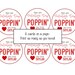 CUSTOM Hope Your Valentine’s Day is Poppin’ Digital Printable ROUND ...