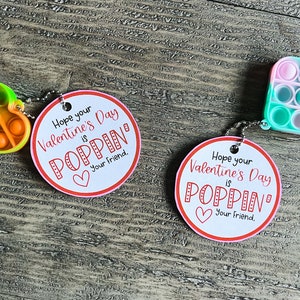 Hope Your Valentine’s Day is Poppin’ Digital Printable Pop It Valentine ...